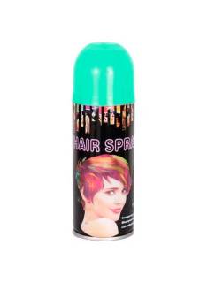 Spray para el cabello color verde